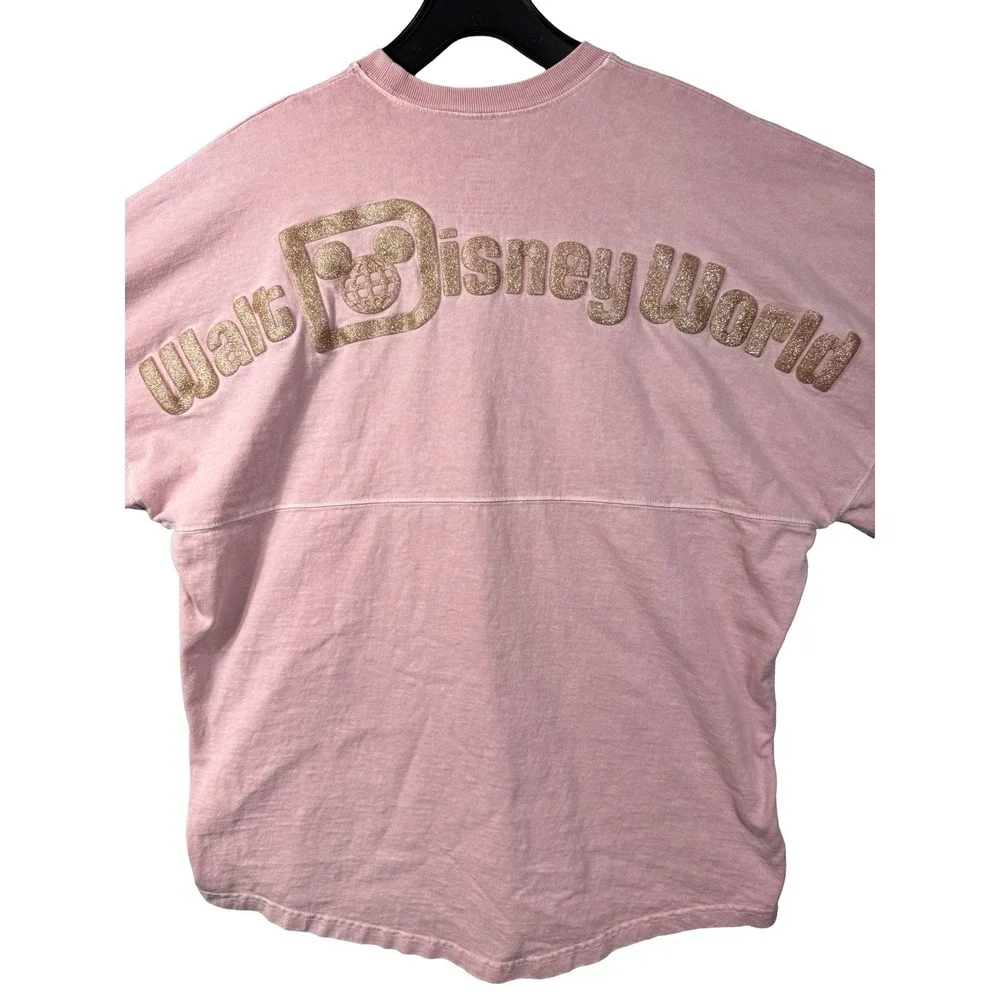 SPIRIT JERSEY | Tops | Walt Disney World Spirit Jersey Pink Gold ...